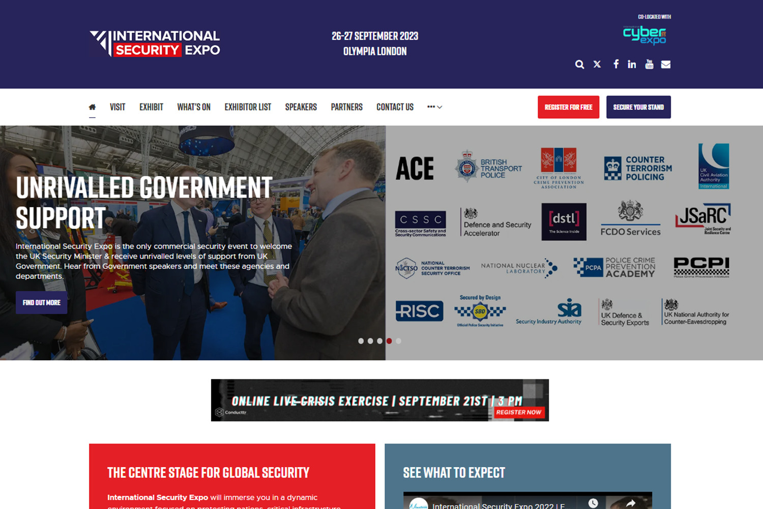 Join us at International Security Expo 2023! - FCDO Services