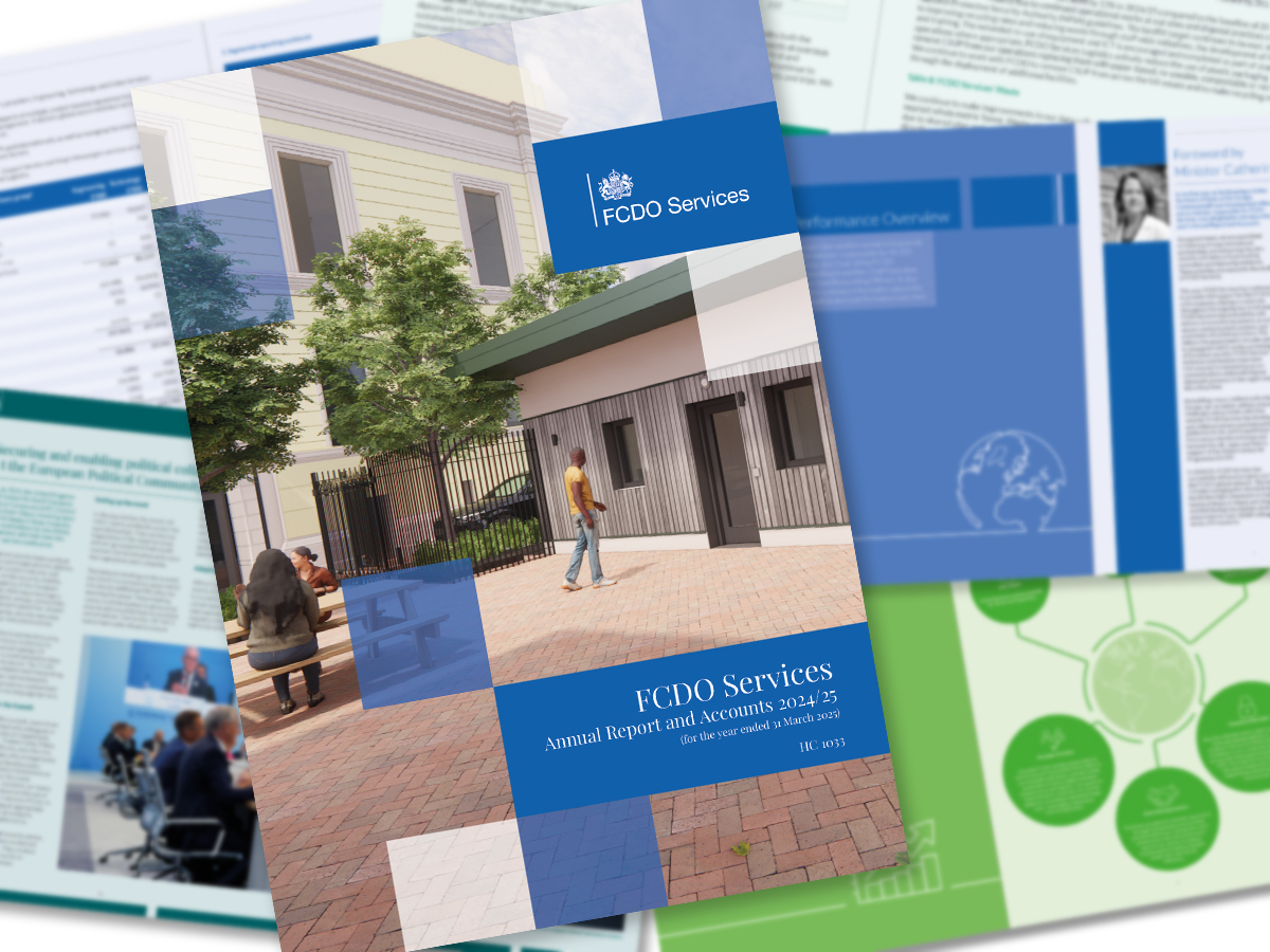 FCDO Services publishes Annual Report and Accounts 2024/25 - FCDO Services